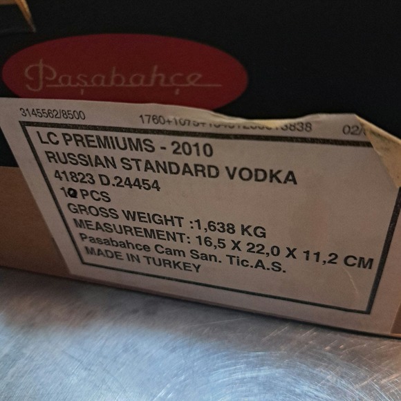 Pasabahce | Dining | New In Box Vodka Glasses Made In Turkey | Poshmark